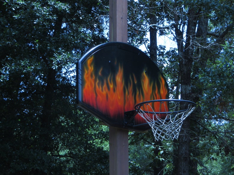 Fire Backboard Painting - Etsy