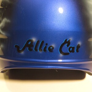 Custom Airbrushed Batting Helmet With Name on Back (painting YOUR ...