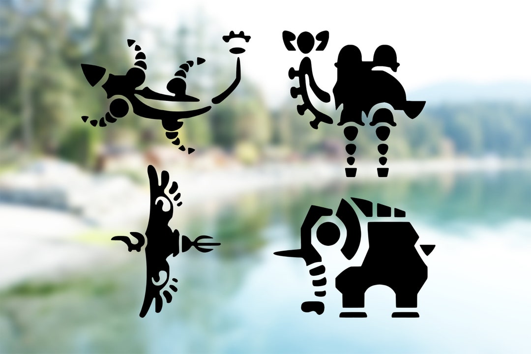 Zelda Breath of the Wild Divine Beast Decals - Etsy