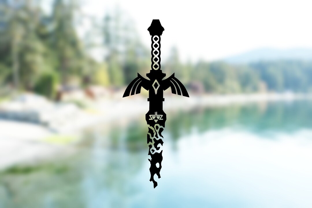 Zelda Master Sword Decal: Tears of the Kingdom and Breath of the Wild ...