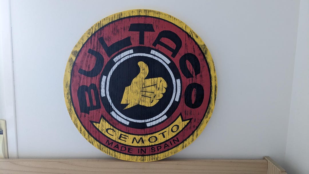 Bultaco Logo Poster, Made of Wood - Etsy