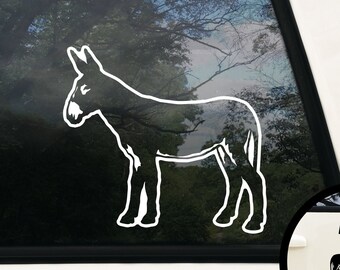 Donkey sticker | Etsy
