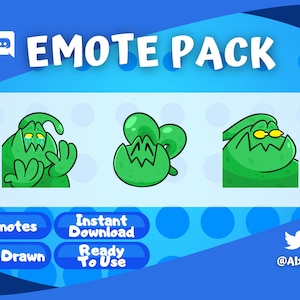 Premade Twitch Emotes - League of Legends Zac - Etsy