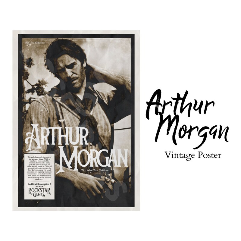 Arthur Morgan Journal - Etsy