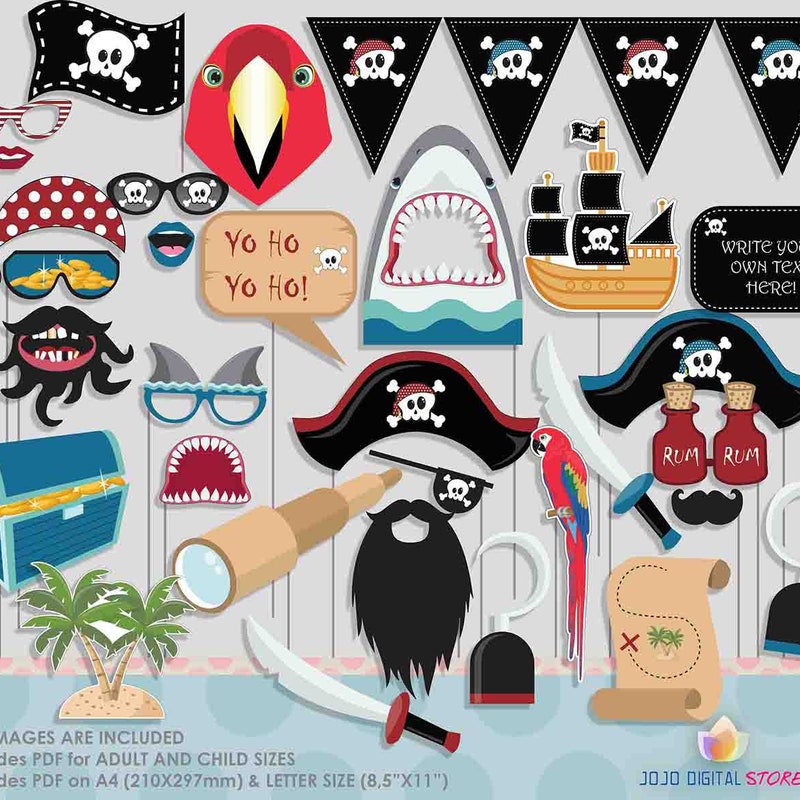 Pirate Photo Booth - Etsy