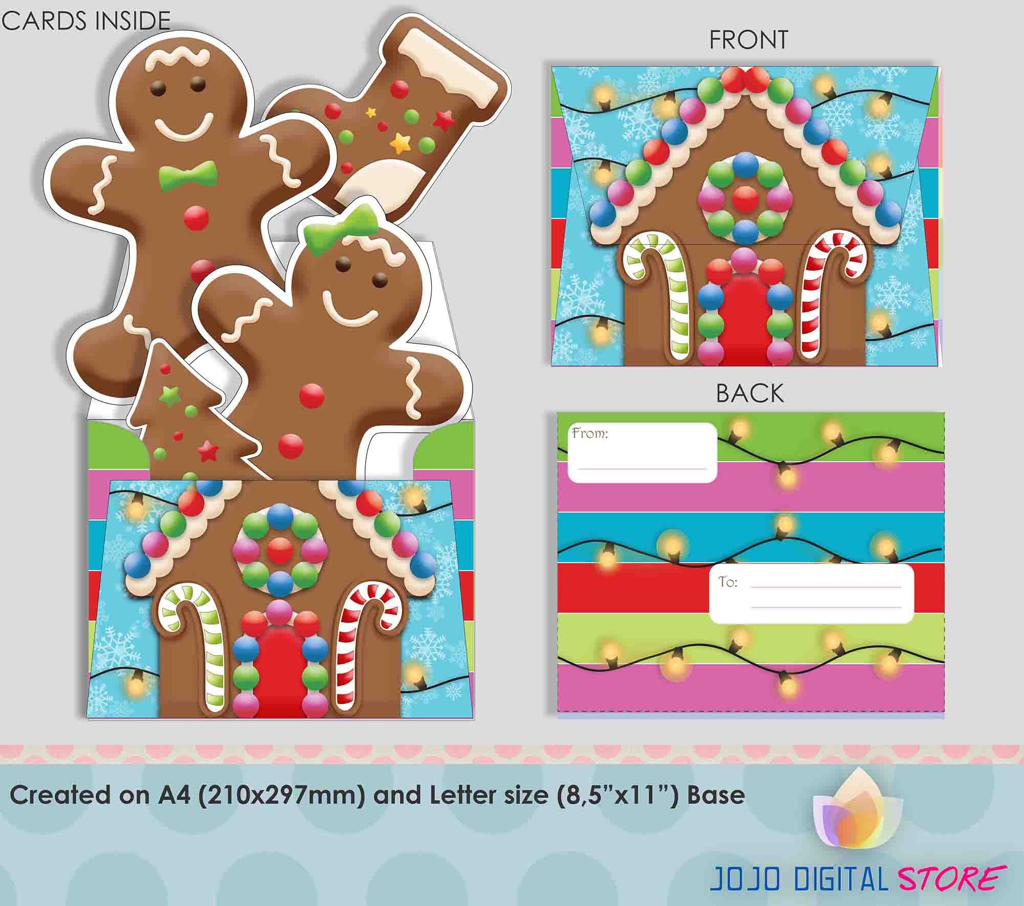 Editable Gingerbread House Invitations for Gingerbread House Decorating ...