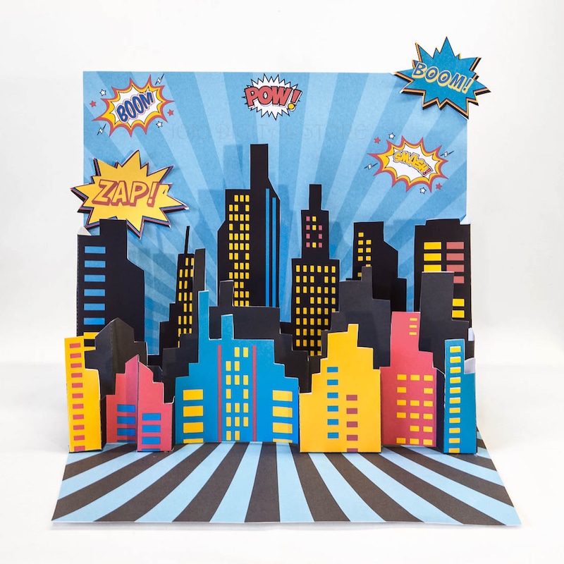 Super Hero Backdrop - Etsy