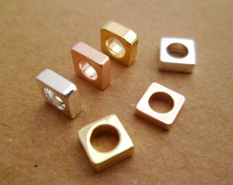 USA Gold Filled Permanent Jewelry Connectors Clover Cross Flower Shell ...