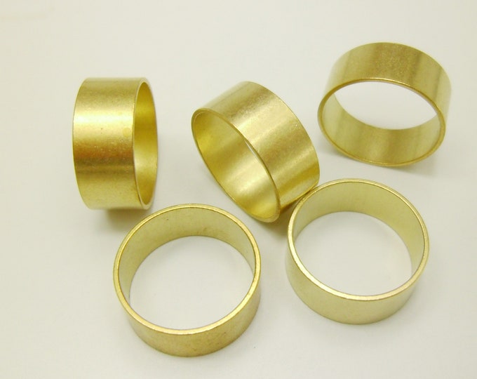 20pcs Thick Brass Tube Round Circle Ring Blanks Stampings - Etsy