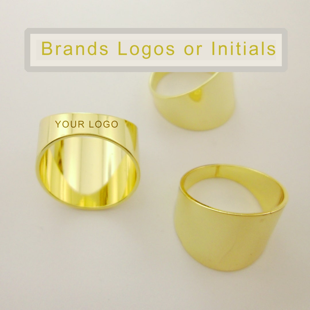 Custom Your Brand Logo Initials Unique 20pcs Engrave Your - Etsy