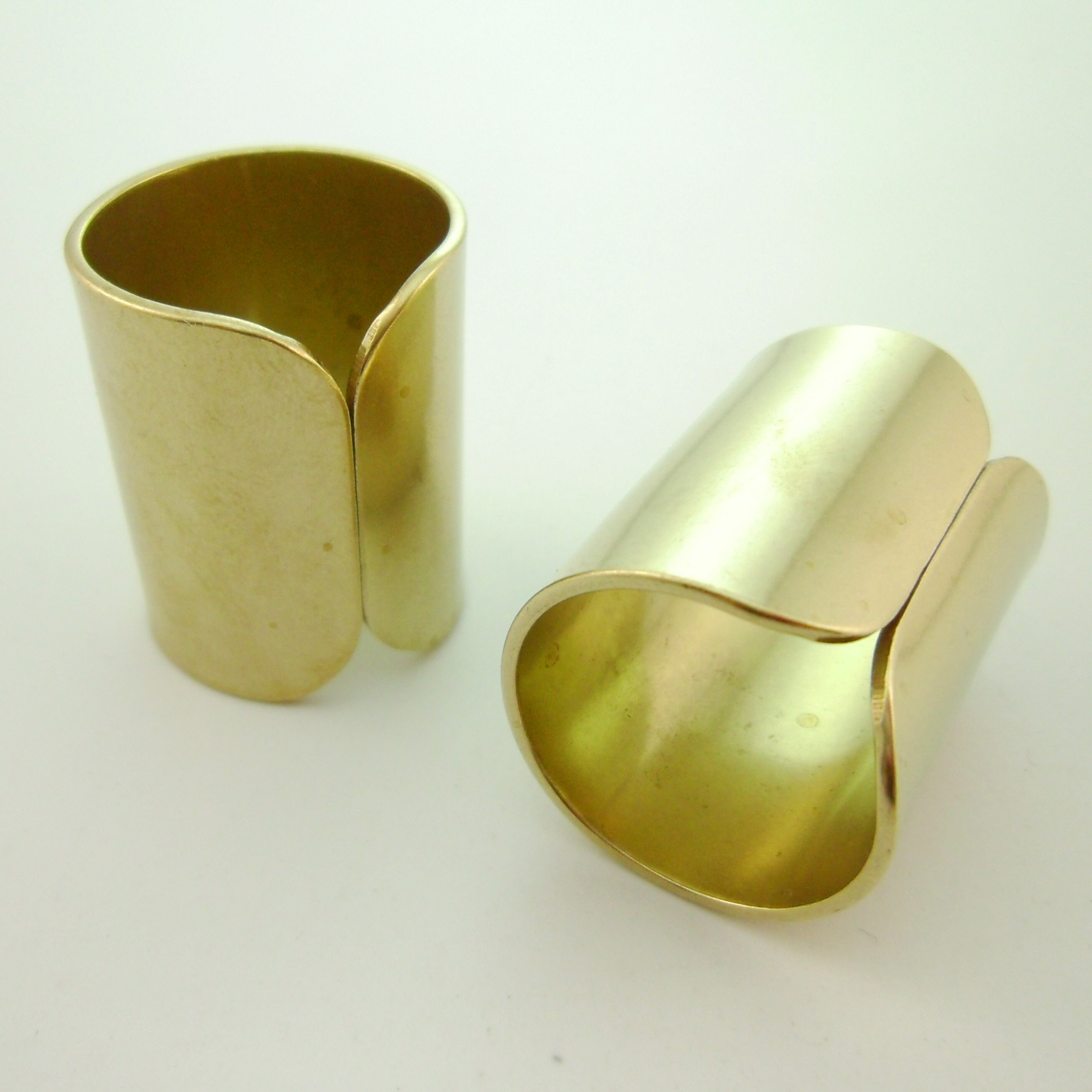 Customized 20pcs Round Brass Open Adjustable Tube Rings - Etsy