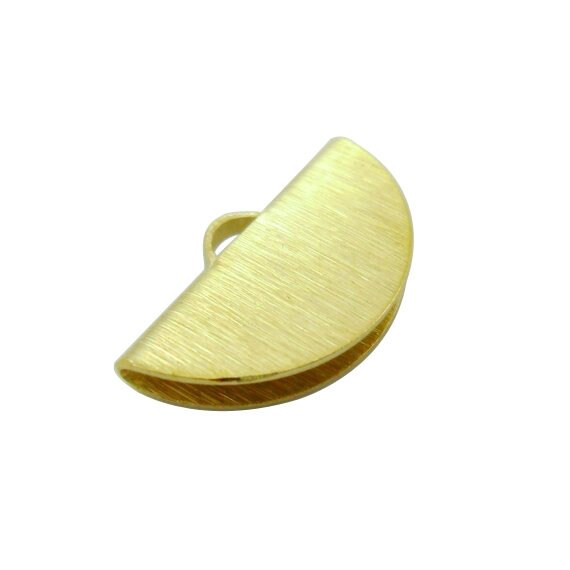 20pcs Ecofriendly Fold Fan Half Round Semi-circle Brushed Gold Brass ...