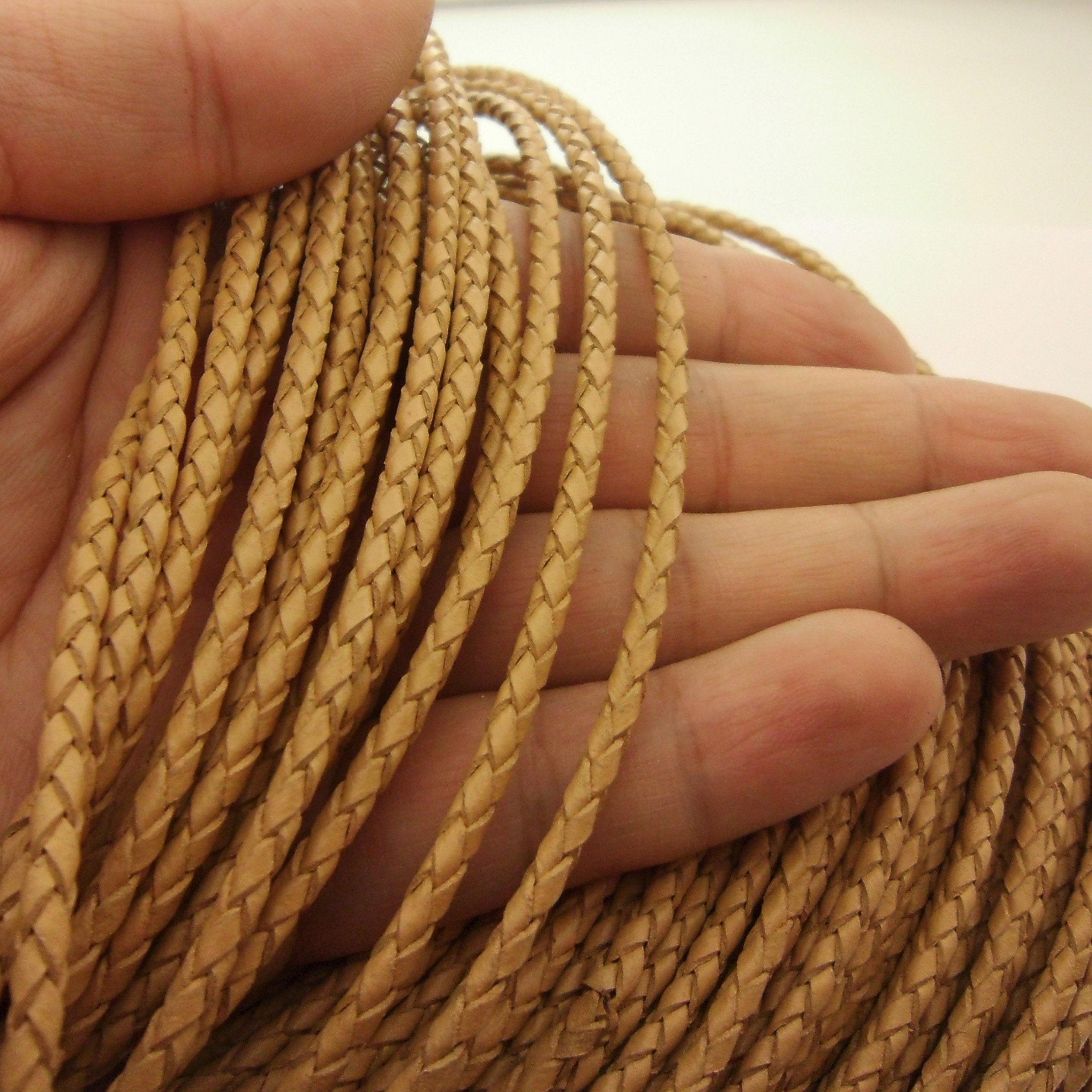 100 Yards 92 meters One Roll Natural 3.2mm Brown Round | Etsy