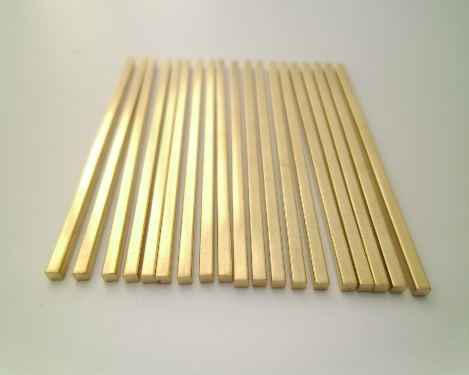 50pcs High Quality 2x60mm Long Solid Raw Brass Bars Without Hole ...