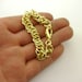 Handmade Custom, 1pcs 14K Gold Plated Curb Foxtail Chain Wheat Chain ...