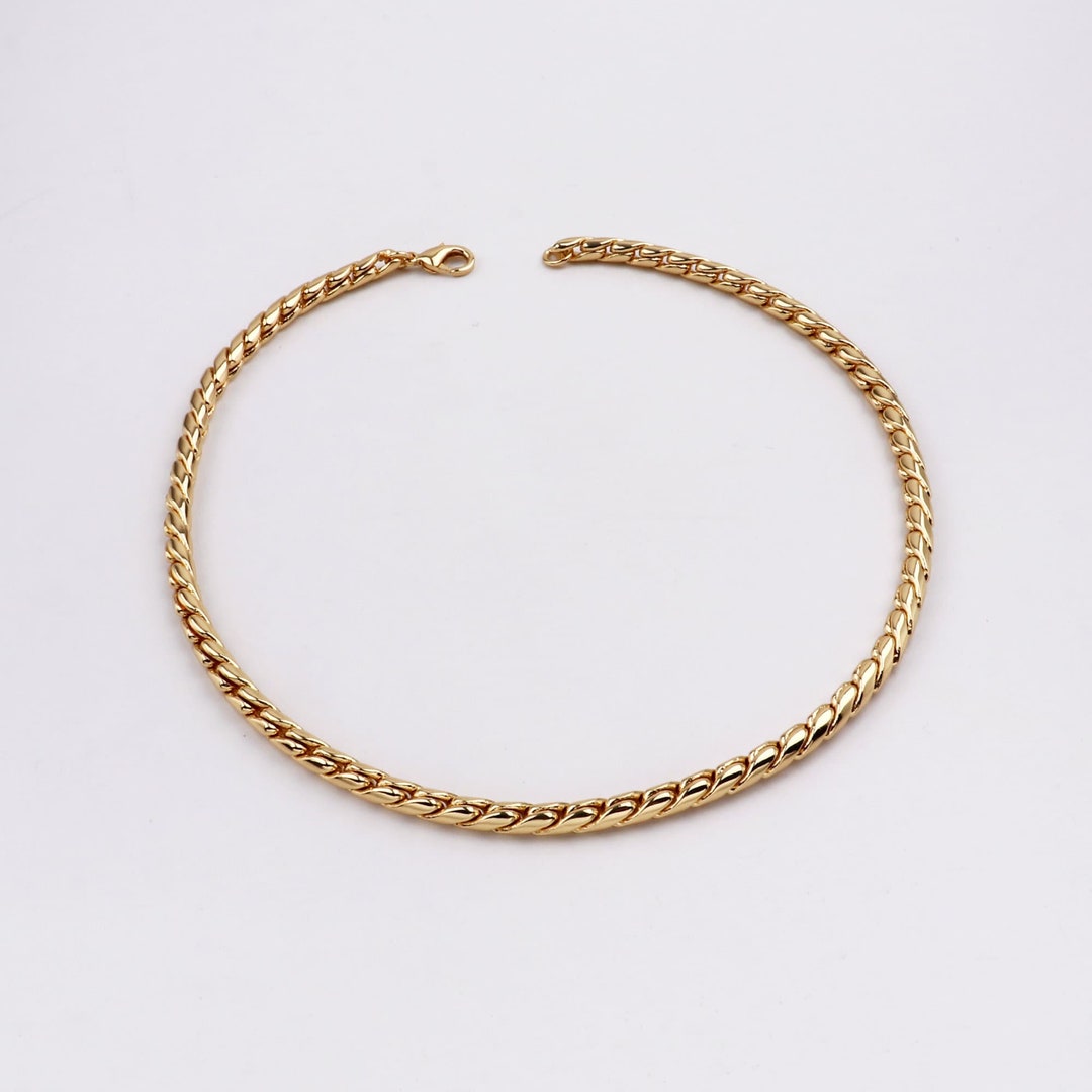 Custom 1 Pair Delicacy 16K Gold Filled Chunky Thick Vintage Texture ...