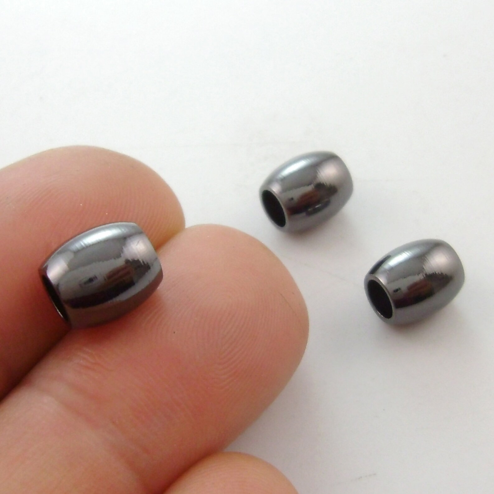 10pcs 8.7mm Large Hole 4mm Hole Chunky Bold Round Tube Cool - Etsy