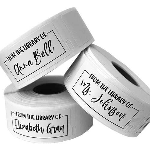 Book Stickers This Belongs to Labels Roll of Teacher Labels - Etsy