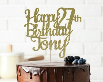 27th Birthday Cake - Etsy