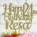 73 Years Loved and Blessed Cake Topper, 73 Cake Topper, Birthday Cake ...