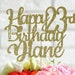 ANY NAME Happy 23rd Birthday Cake Topper Birthday Cake - Etsy Canada