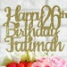 ANY NAME Happy 26th Birthday Cake Topper, 26th Birthday, Birthday Cake ...