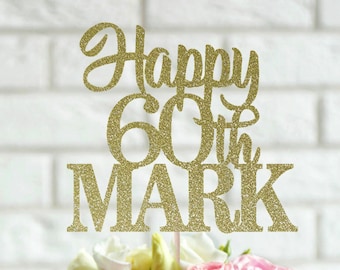 60th cake toppers | Etsy