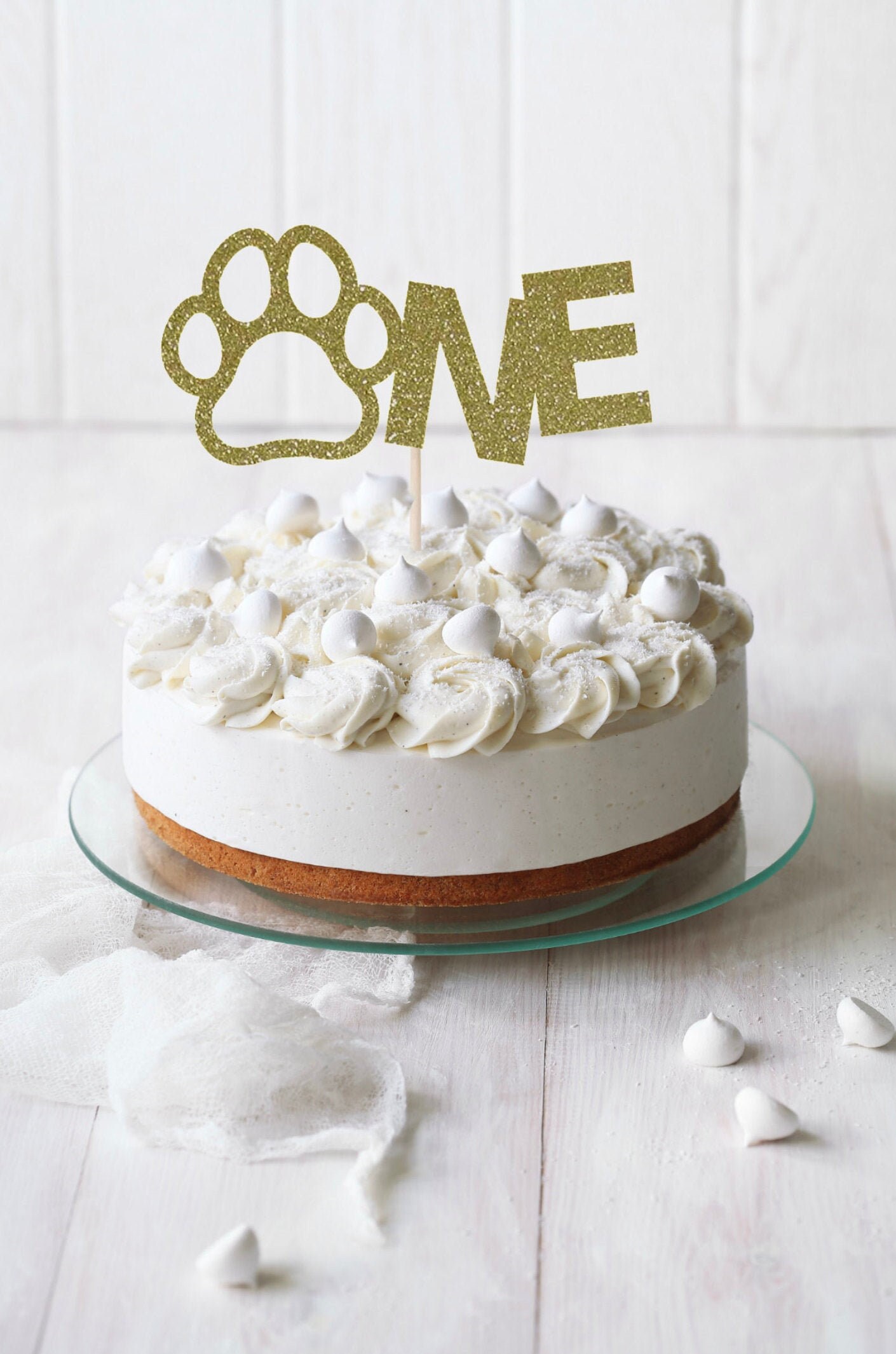 ONE Cake Topper Dog Birthday Party Decorations Puppy Cake - Etsy Canada