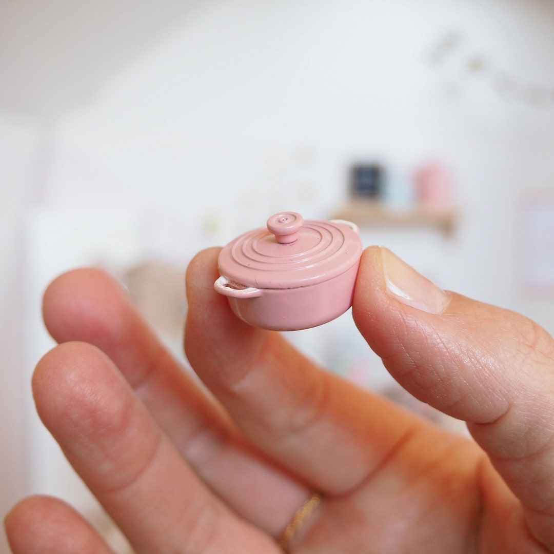 Miniature Casserole Dish - Dollhouse Pot - Casserole Pot - Dollhouse ...