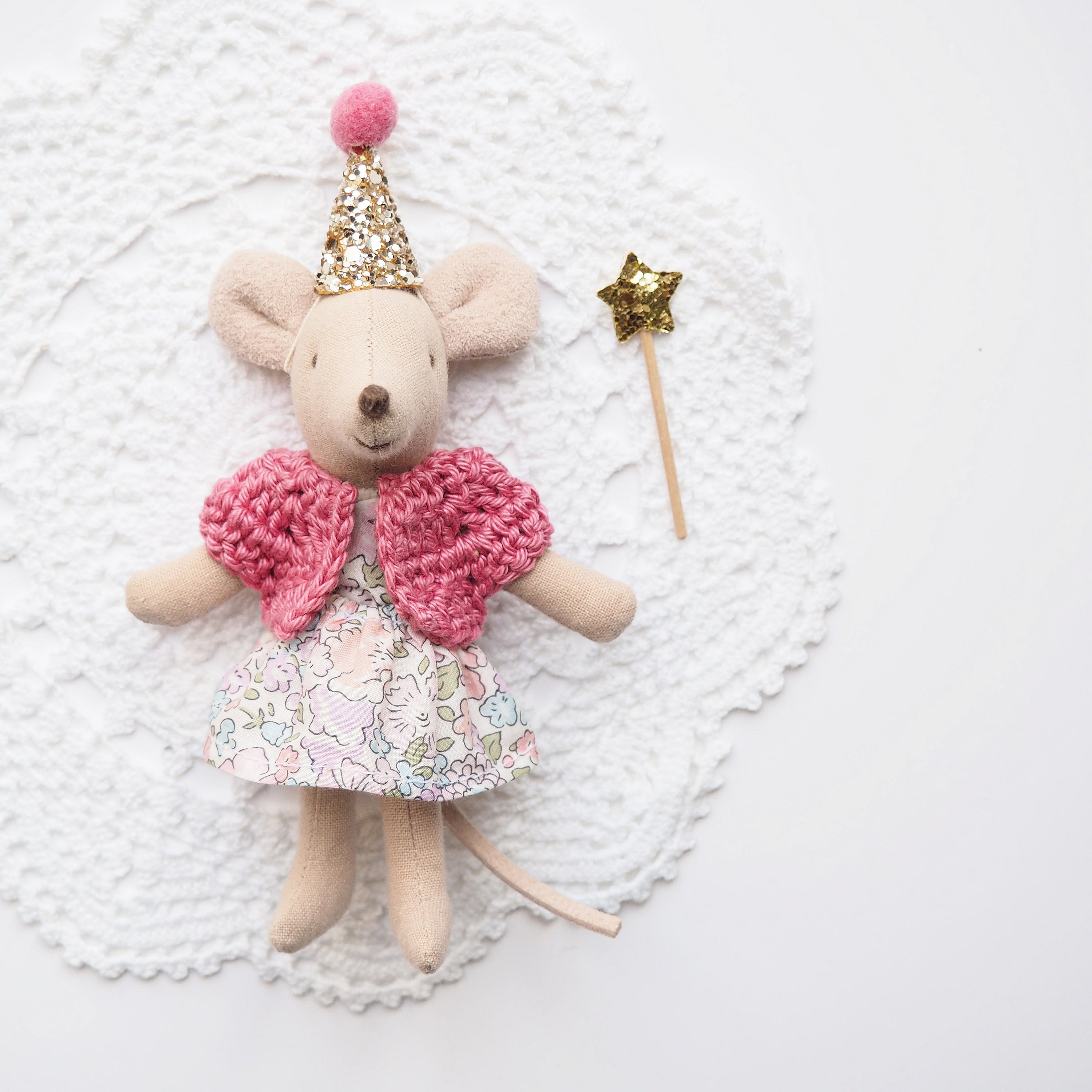 Maileg Party Hat Maileg Mouse Outfit Maileg Bunny Pom - Etsy