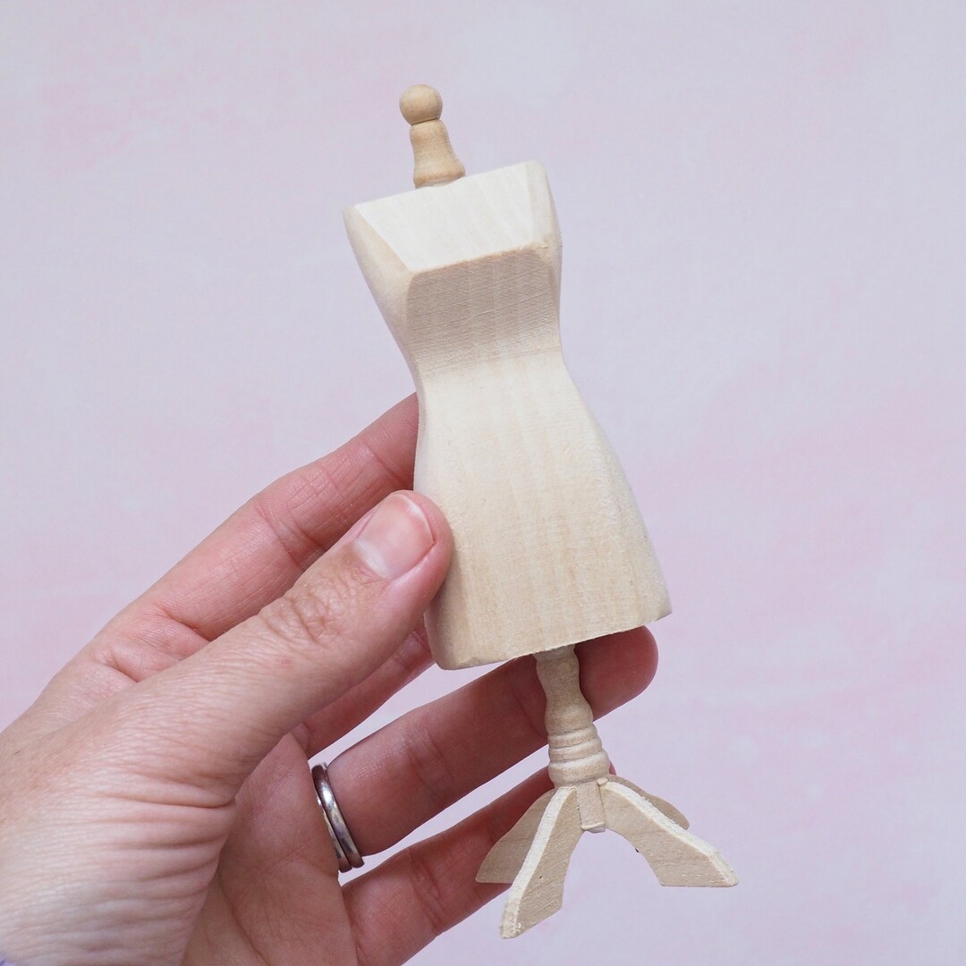 Miniature Dressmakers Dummy - Dollhouse Craft Room Decor - Miniature ...