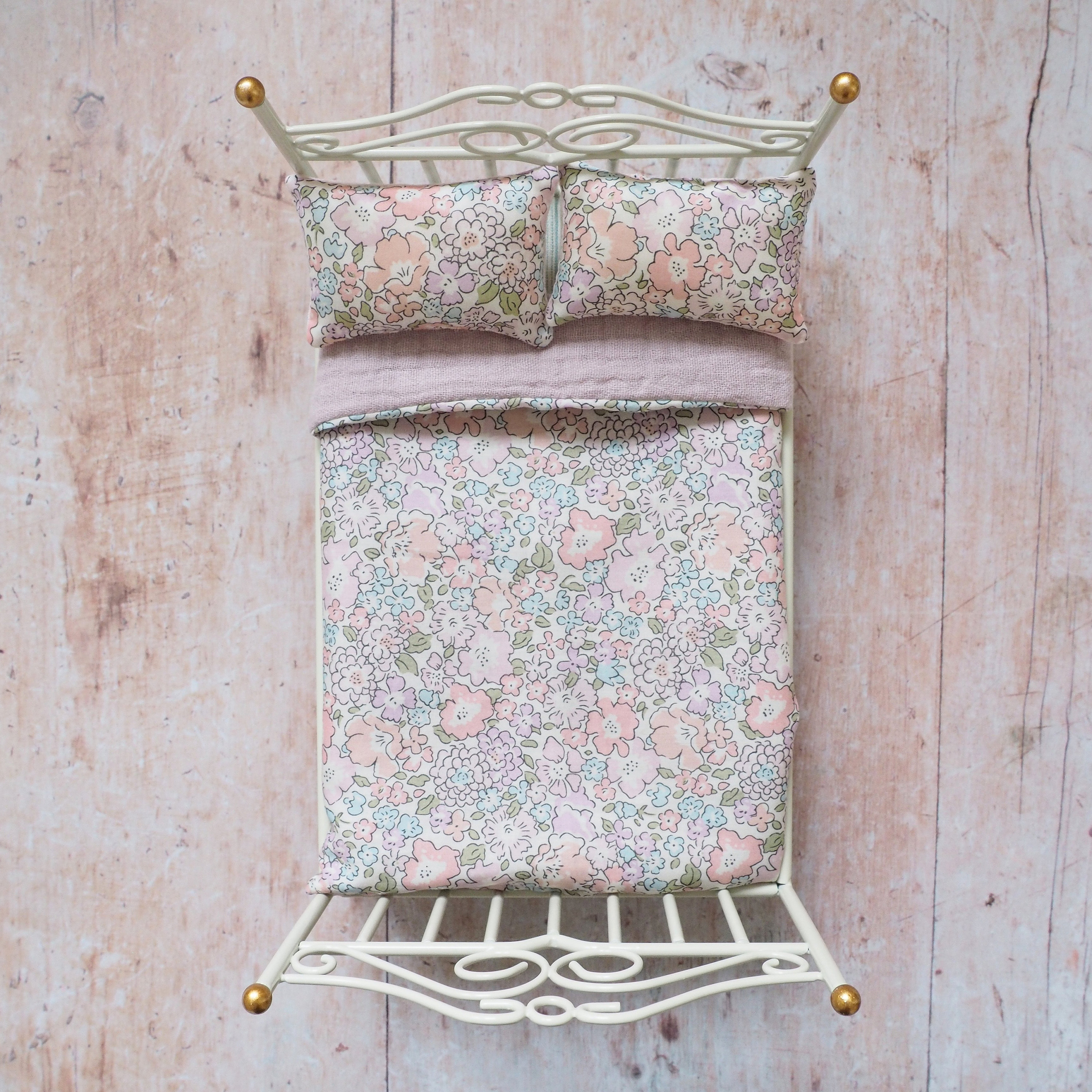 Maileg Double Bedding Set Liberty Print Miniature - Etsy Canada