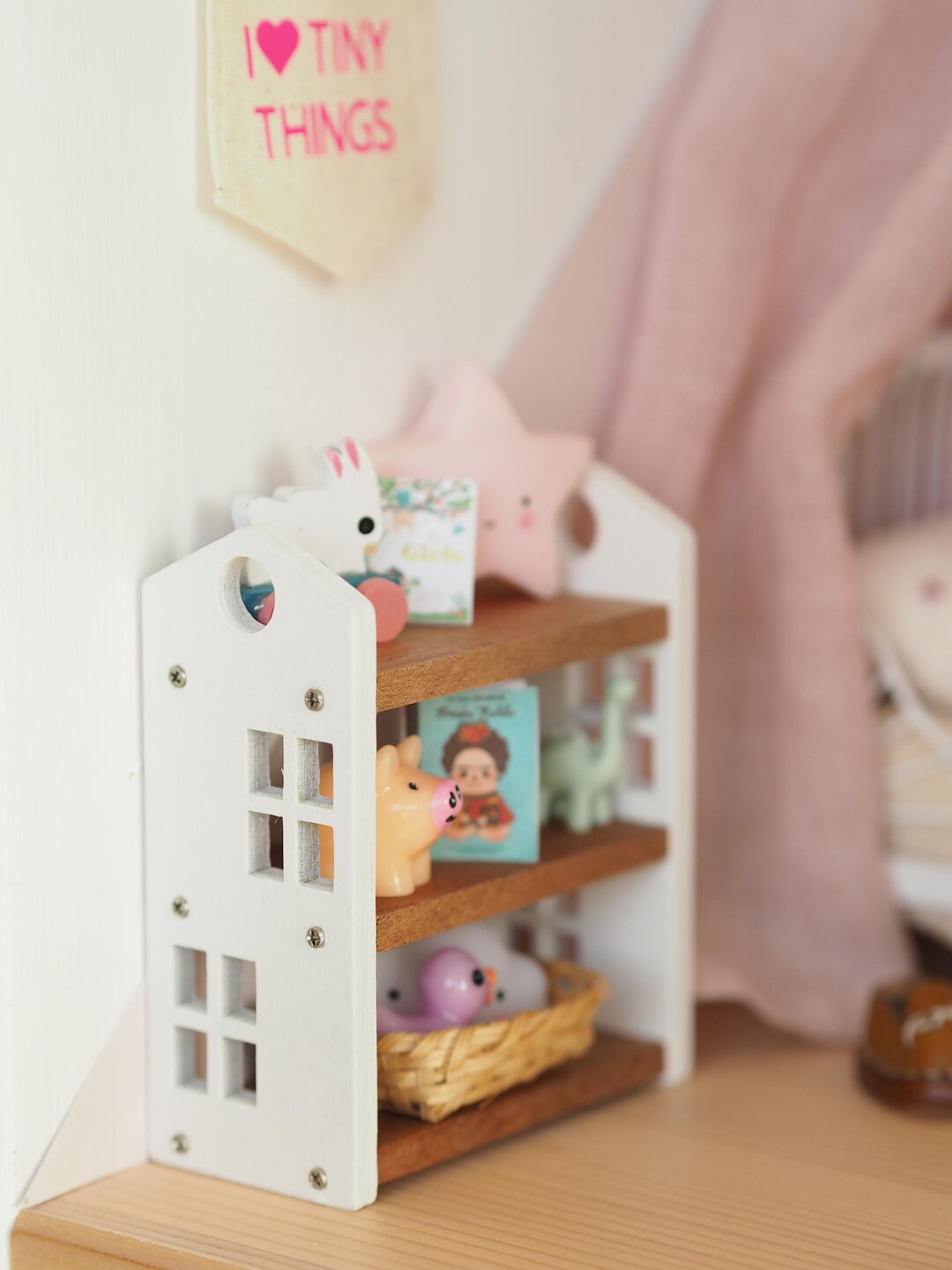 Miniature House Shelf - Modern Dollhouse Shelves - Nursery Furniture - Etsy