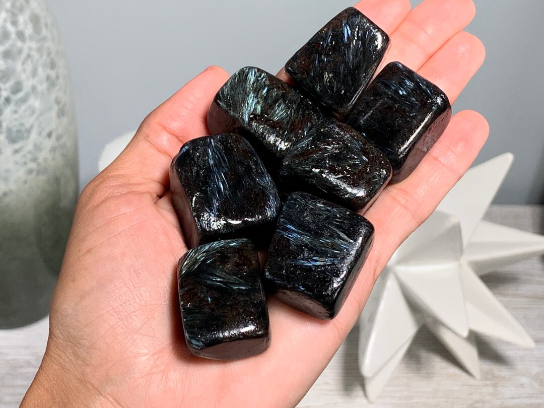Large Arfvedsonite or Astrophyllite, Some With Eudialyte, Tumbled ...