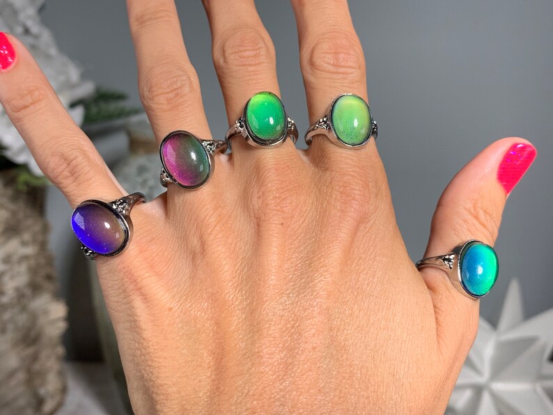Mood Ring Color Changing Ring Mood Jewelry - Etsy