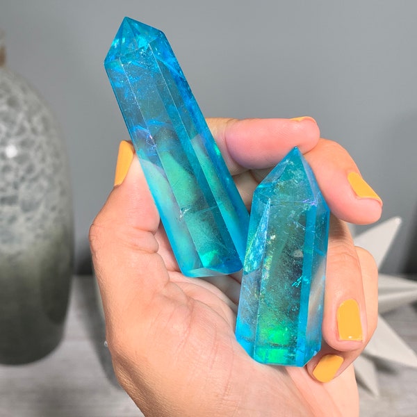 Angel Aura Quartz - Etsy