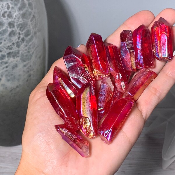 Red Quartz - Etsy