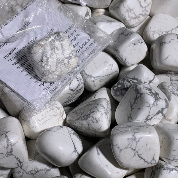 Howlite Crystal - Etsy