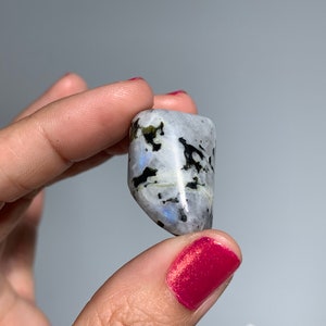 Medium Rainbow Moonstone, Tumbled Rainbow Moonstone, Blue Flash ...