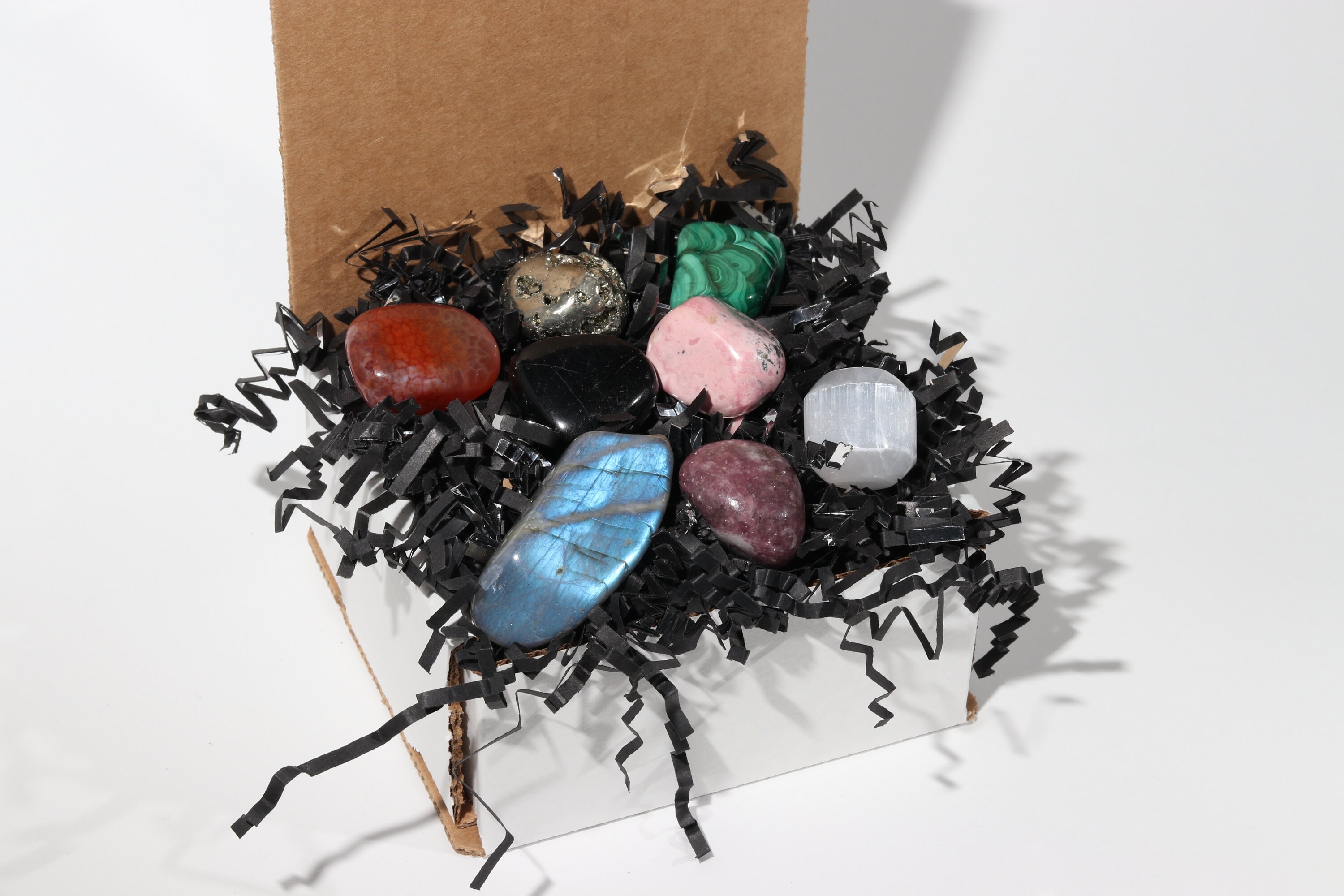 Premium Crystal Chakra Kit Crystal Kit Black Tourmaline - Etsy