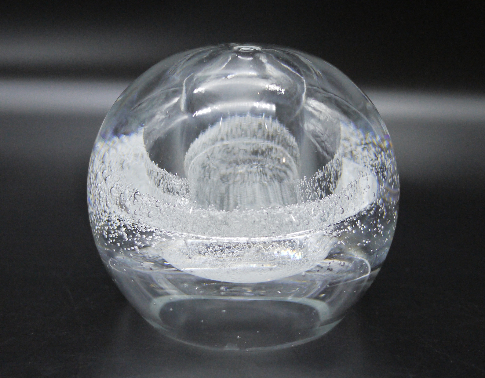 Crystal Bubble Glass Paperweight Bud Vase - Etsy France