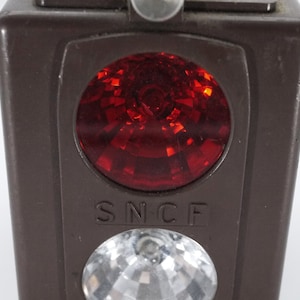 Vintage French SNCF Railroad Signal Lamp Oldham - Etsy
