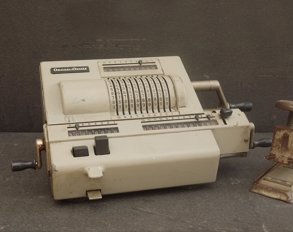 Original Odhner Pinwheel Calculator Mechanical Antiques