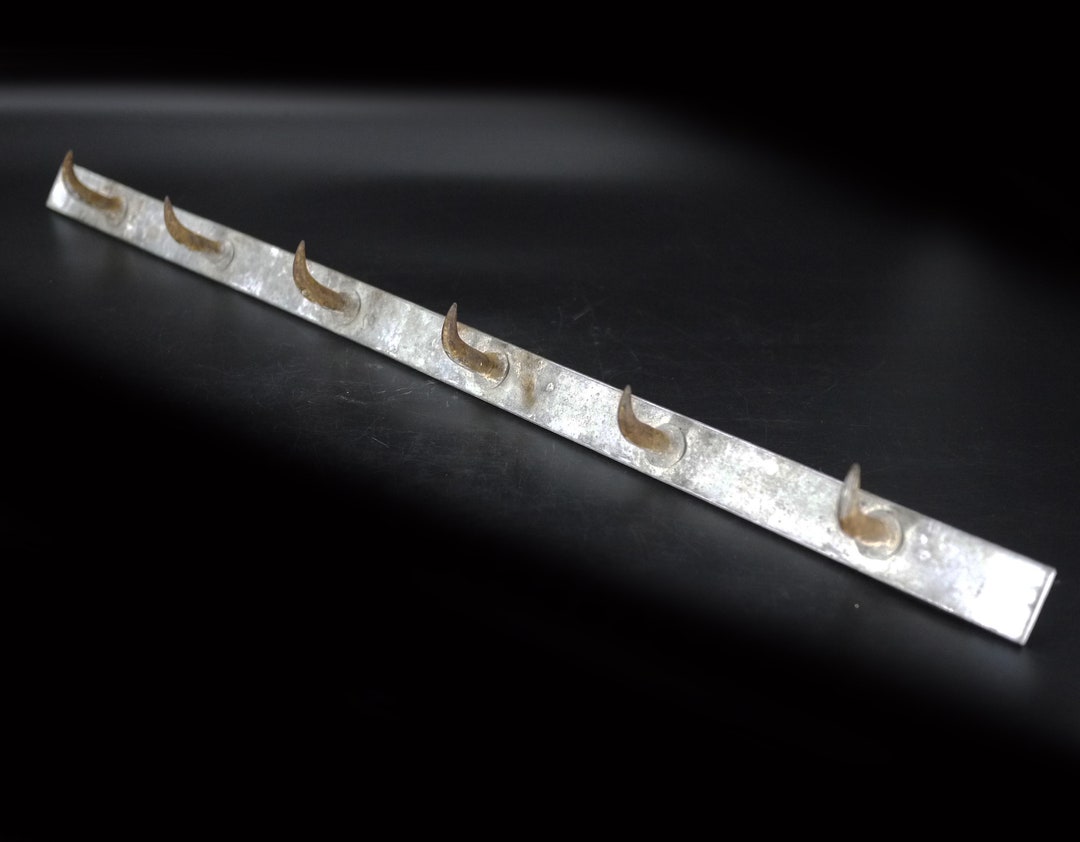 Vintage French Butchers Shop Meat Rack Antique Industrial Kitchen Wall ...