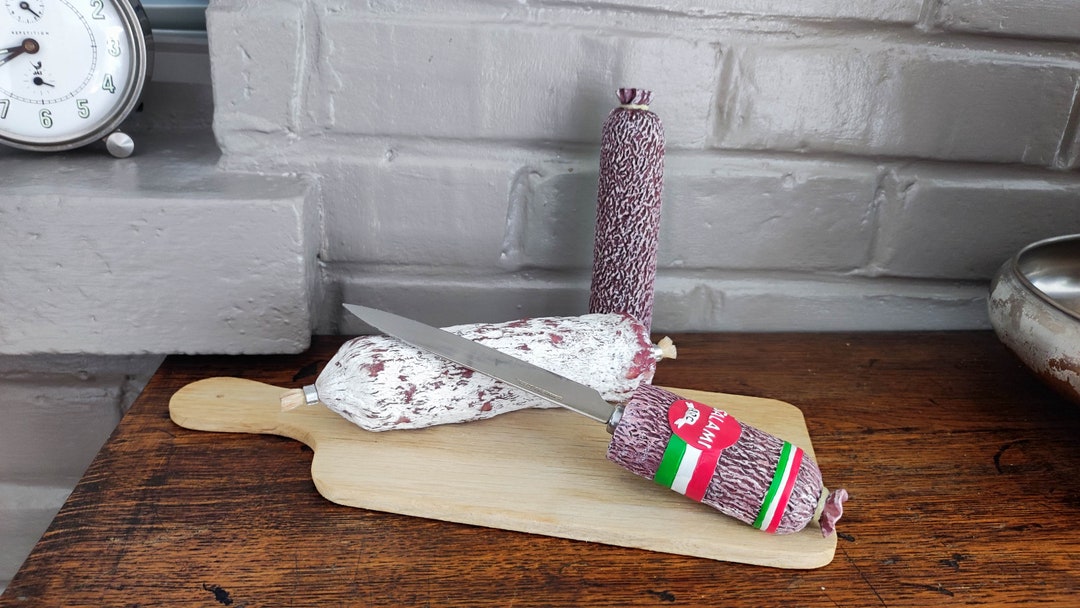 French Sausage Knife Vintage Salami Slicing Knife, Funny Kitchen - Etsy