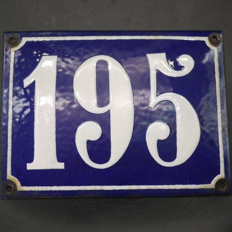 French House Numbers - Etsy