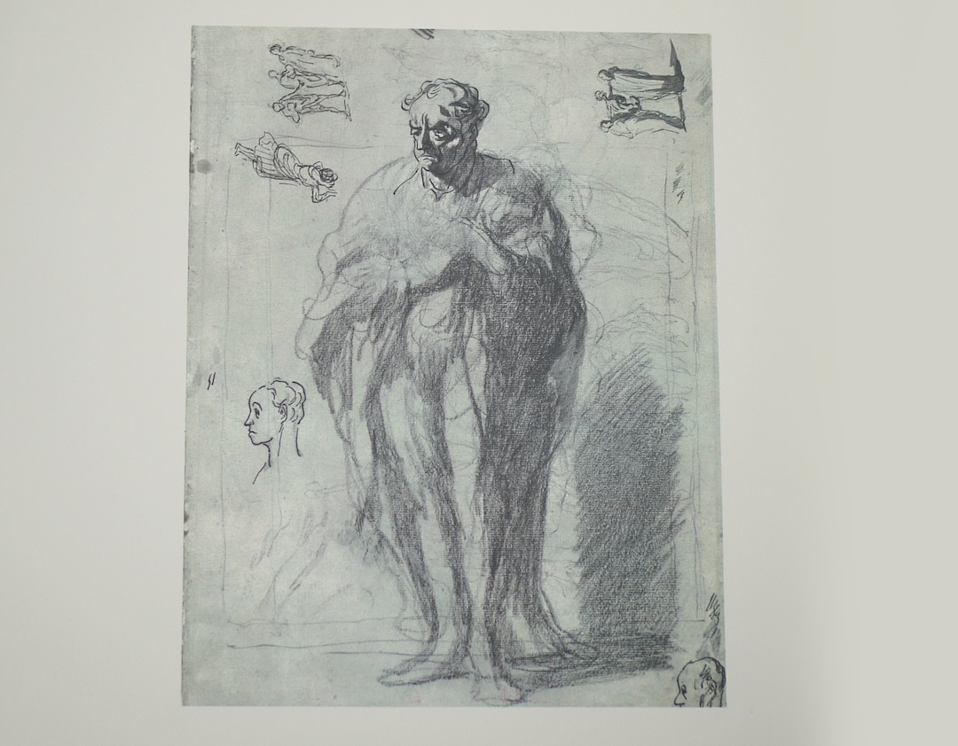 Vintage French Master Drawings Prints, Portfolio 32 Fine Art Prints ...