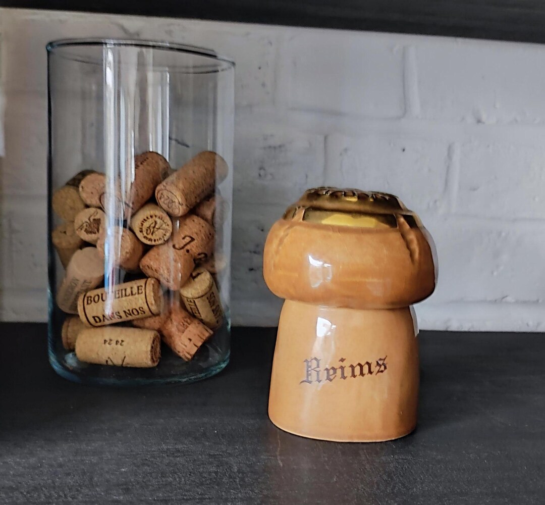 Vintage French Champagne Cork in Ceramic Keepsake Box for Men - Etsy