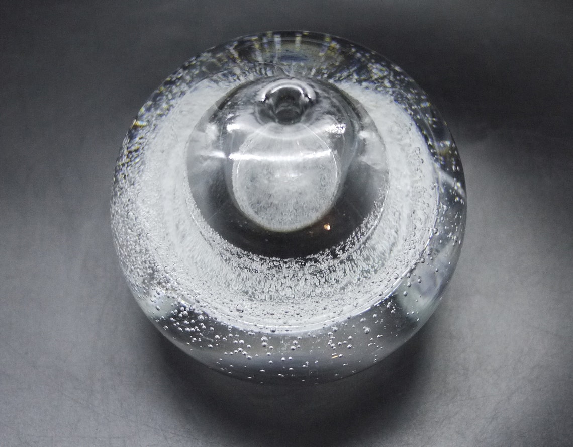 Crystal Bubble Glass Paperweight Bud Vase - Etsy France