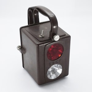Vintage French SNCF Railroad Signal Lamp Oldham - Etsy
